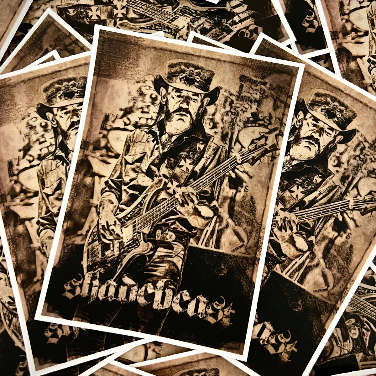 Rebirth 4. Lemmy Kilmister Sticker 5-Pack – SHADEBEAST