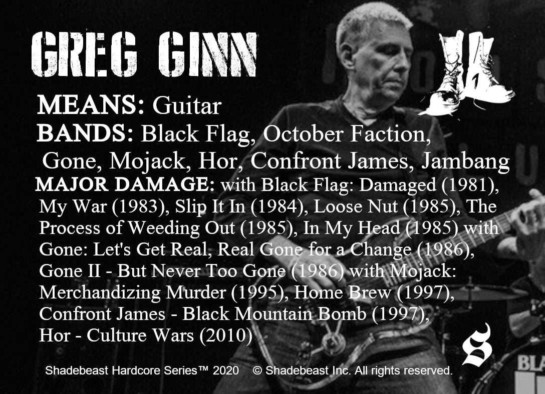 'Core Series #1 - Greg Ginn – SHADEBEAST