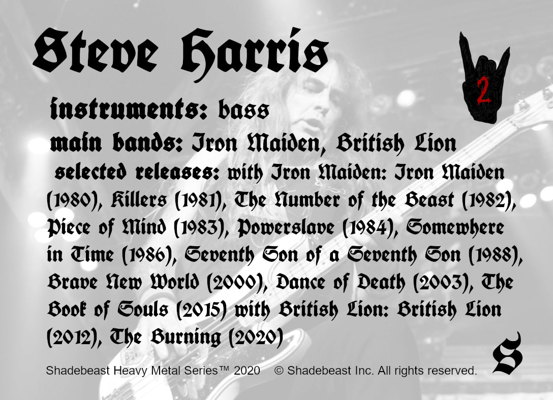 Heavy Metal Series #2 - Steve Harris – SHADEBEAST